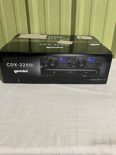 Gemini CDX-2250i Rack Mount Dual CD Player with USB 747705004543| eBay