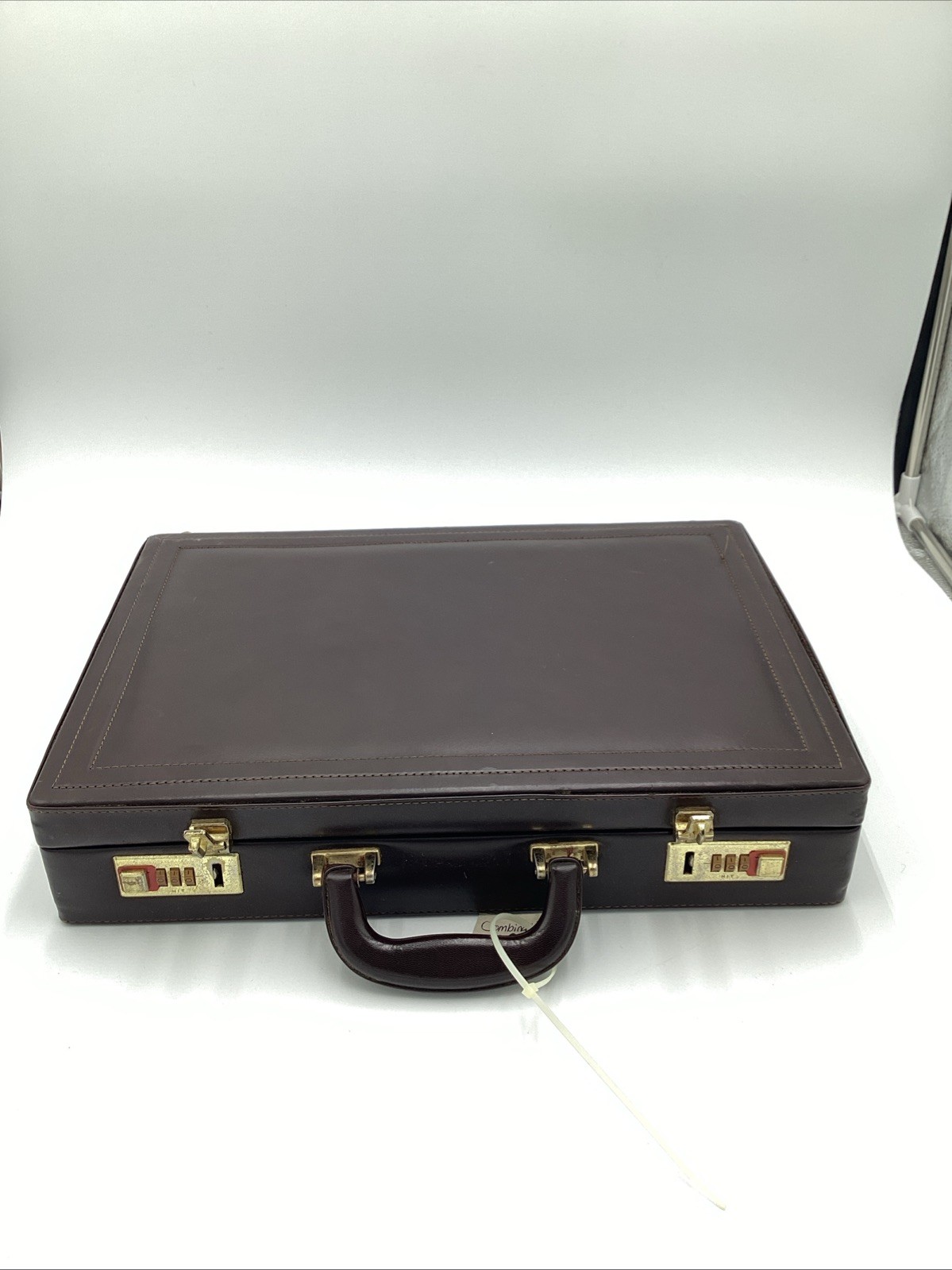 Leather Briefcase with Locks HIT Leather Briefcase - Gem