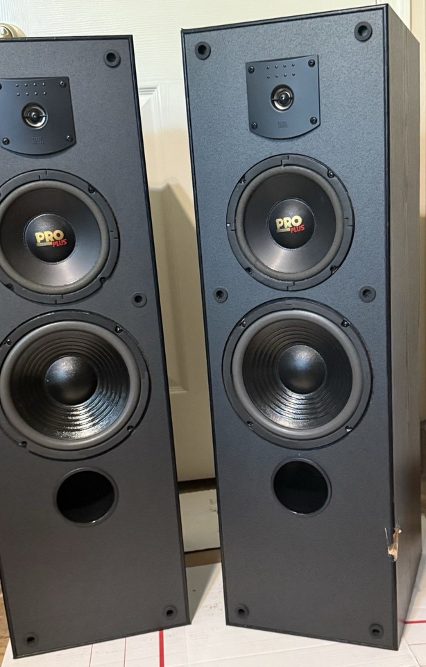 VINTAGE JBL J900MV HIGH FIDELITY TOWER FLOOR SPEAKERS PAIR J900 MV MADE ...