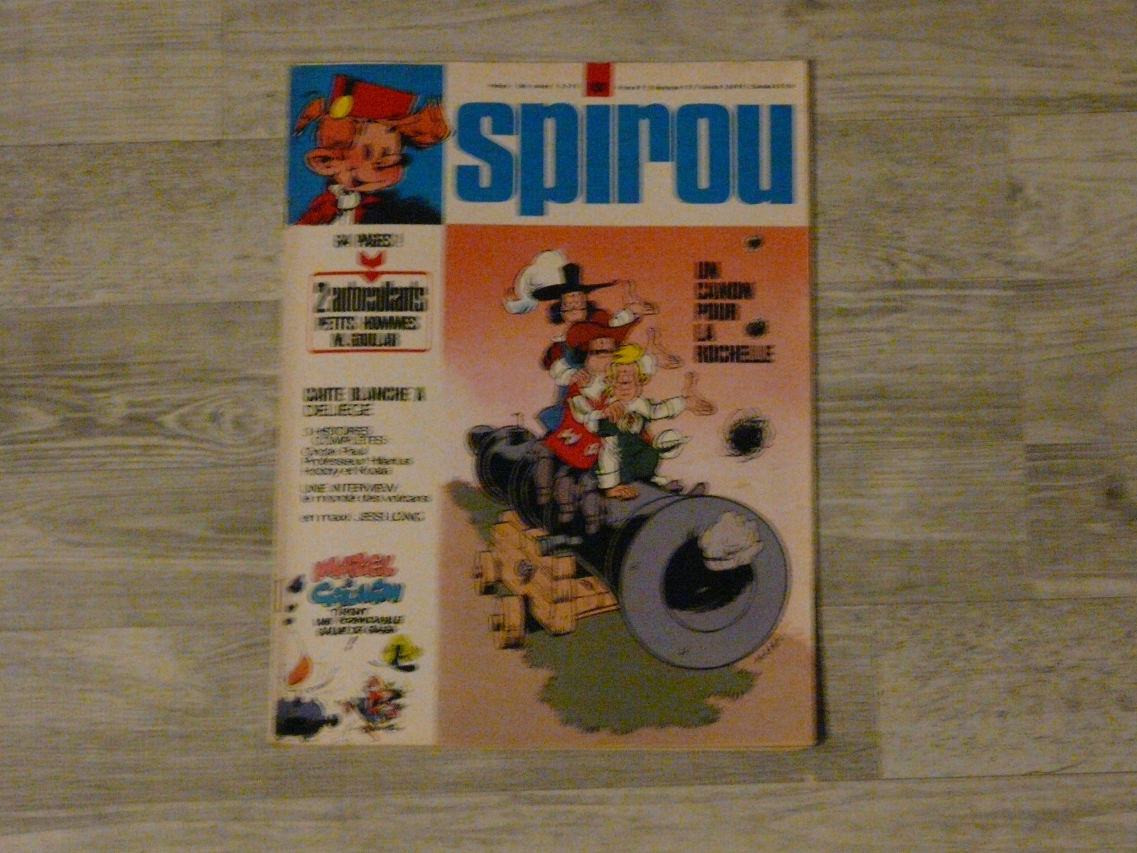 Spirou N° 1838 Avec les AUTOCOLLANTS + PUB Concours FRIGECREME - SUPERBE | eBay.de