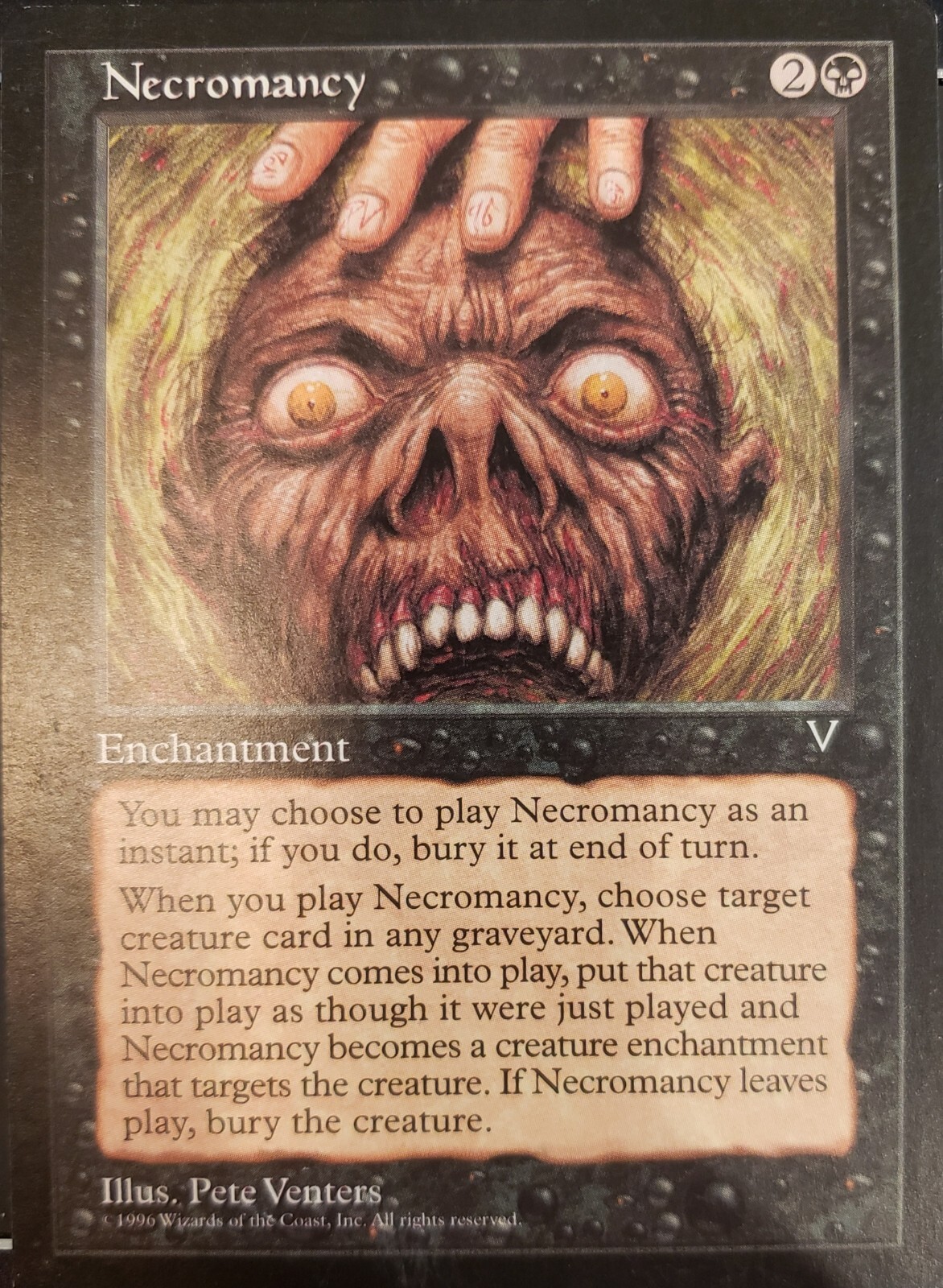MTG Necromancy The LIst - Visions Regular Uncommon | eBay