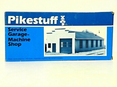 PIKESTUFF HO U/A "SERVICE GARAGE-MACHINE SHOP" PLASTIC MODEL KIT #0009 ...