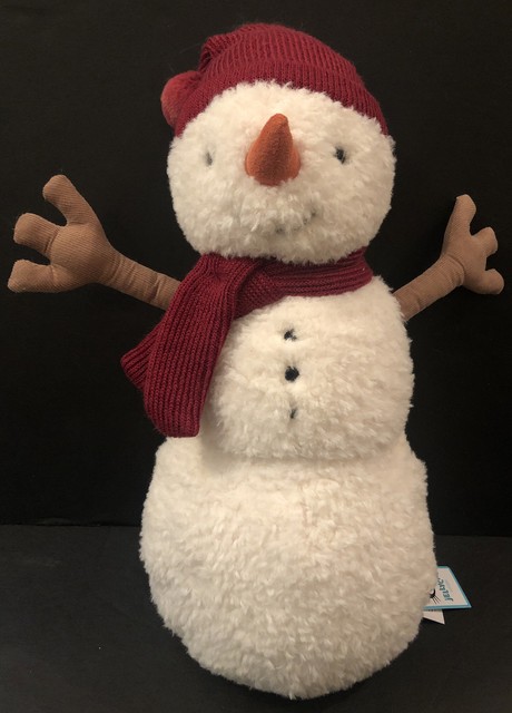 Jellycat I Am Large Teddy Snowman Plush Stuffed Animal H 13”H x W 6 ...