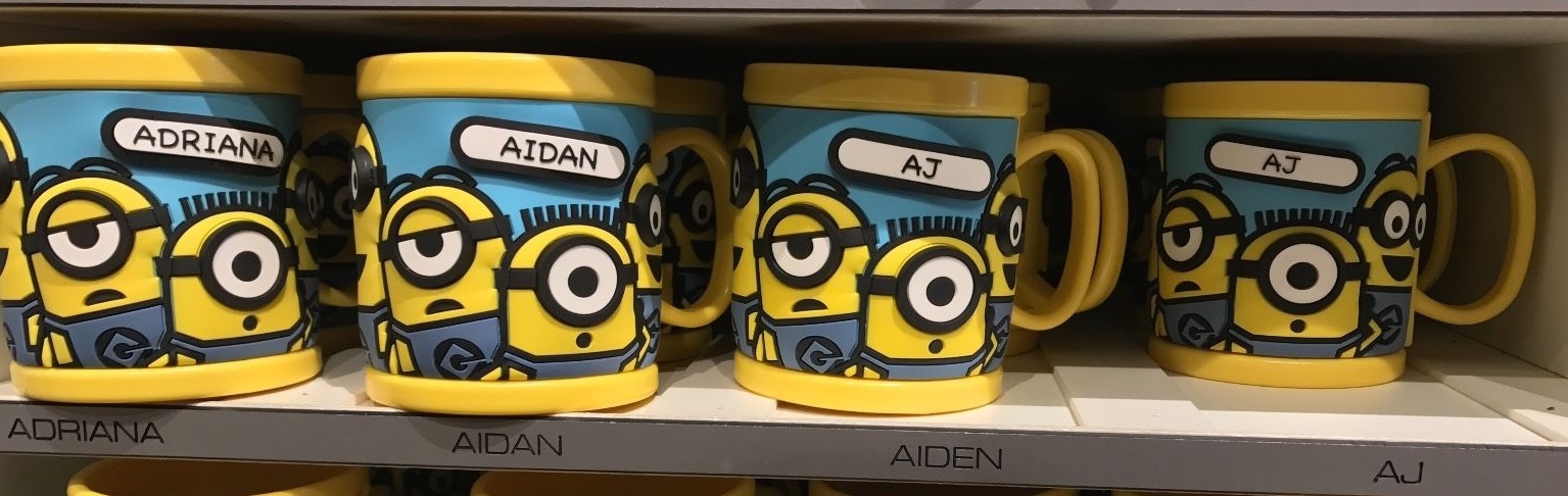 Universal Studios Minions Despicable Me Plastic Mug (Adriana-Aidan ...