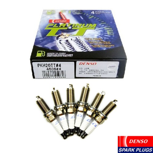 New Set of 6 Denso Platinum TT Spark Plug PKH20TT/4506 for BMW Dodge ...