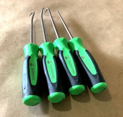 New Snap-on™ Instinct Green Soft Handled 4pc Mini Awl and Pick Set ...