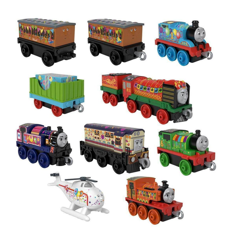 Fisher Price Thomas And Friends - Celebrate With Thomas - Rare 10 Piece ...
