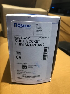 Ossur Brim CUST SOCKET BRIM AK Size: 55.0 M-FBA550 Made in Iceland ...