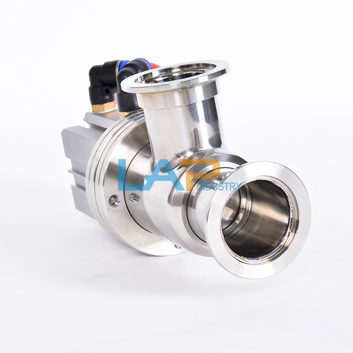 1PCS New For KF Vacuum right angle Pneumatic Baffle Valve GDQ-50 | eBay