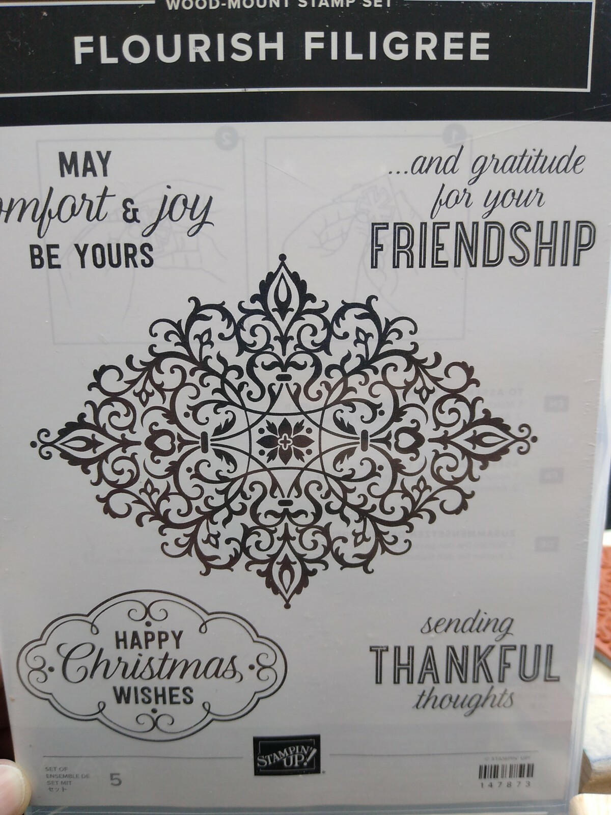 Stampin' Up! FLOURISH FILIGREE Stamp Set RETIRED | eBay