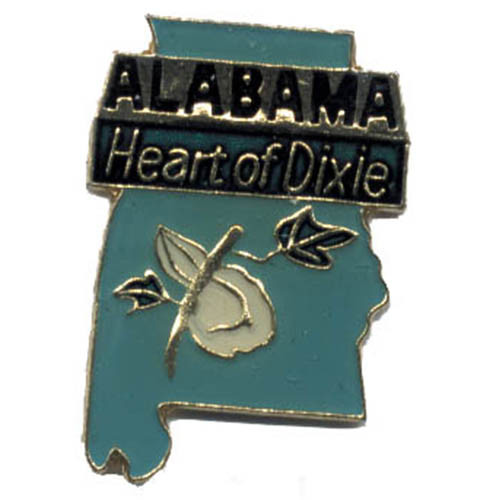 Wholesale Lot of 12 Alabama State Shaped Lapel Hat Pins Tie Tac FAST ...