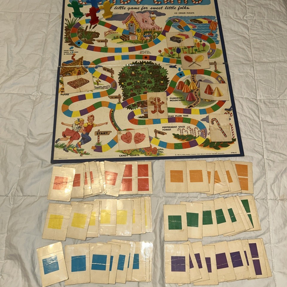 Original Candy Land Board Game 1955/1962 Milton Bradley 4700 USA | eBay