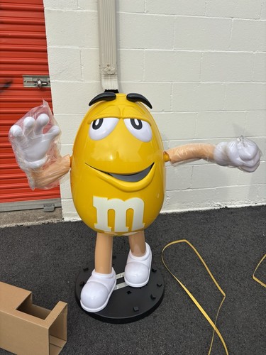 Rare Yellow M&M Store Candy Display Character 38” Tall New In Box ...