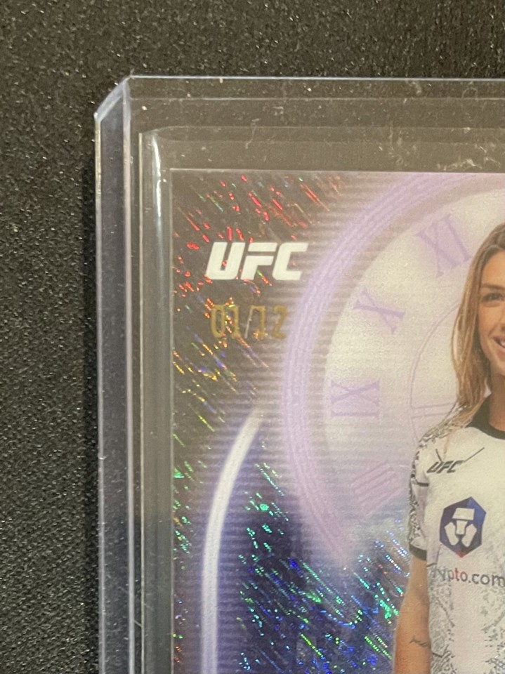 2025 Topps Midnight UFC Mackenzie Dern Stroke of Midnight Auto 1/12 + 6 ...