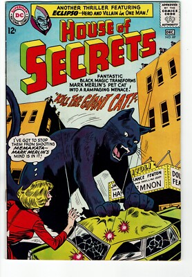 HOUSE OF SECRETS 69- 1964 - ECLIPSO! MARK MERLIN! ONE OWNER BOOK - DC ...