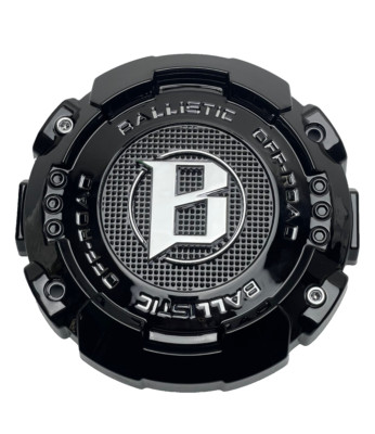 #Ballistic Off-Road Gloss Black 7 1/2" Diameter Center Cap CAP OR-NB | eBay