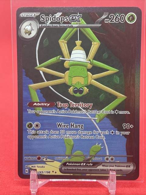 Pokémon TCG Spidops ex Scarlet & Violet Base Set 243/198 Holo Special ...