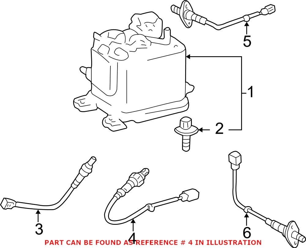 Genuine OEM Front Oxygen Sensor for Toyota 894670C010 | eBay