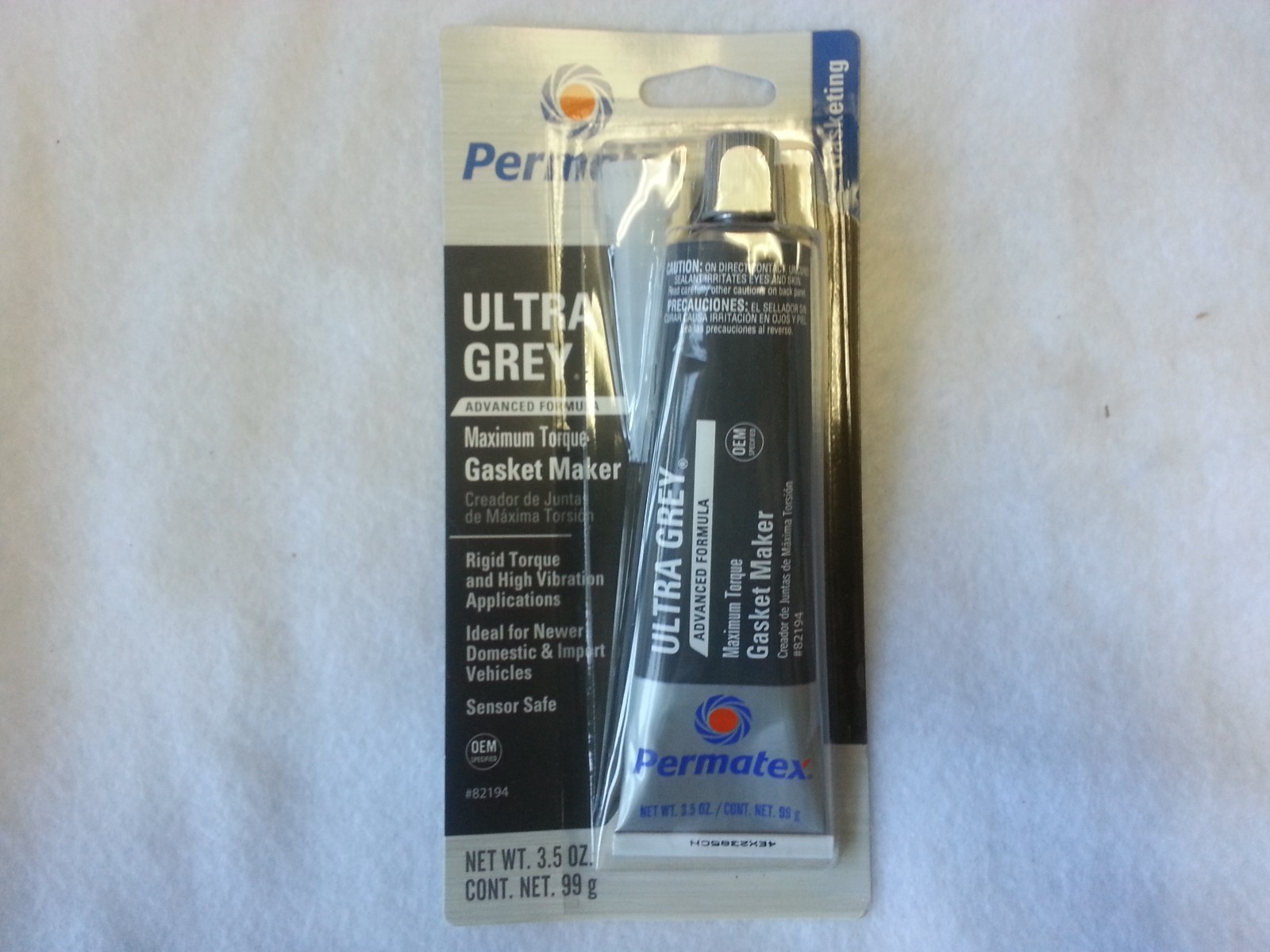 PERMATEX 82194 - Ultra Grey Rigid High-Torque RTV Silicone Gasket Maker ...