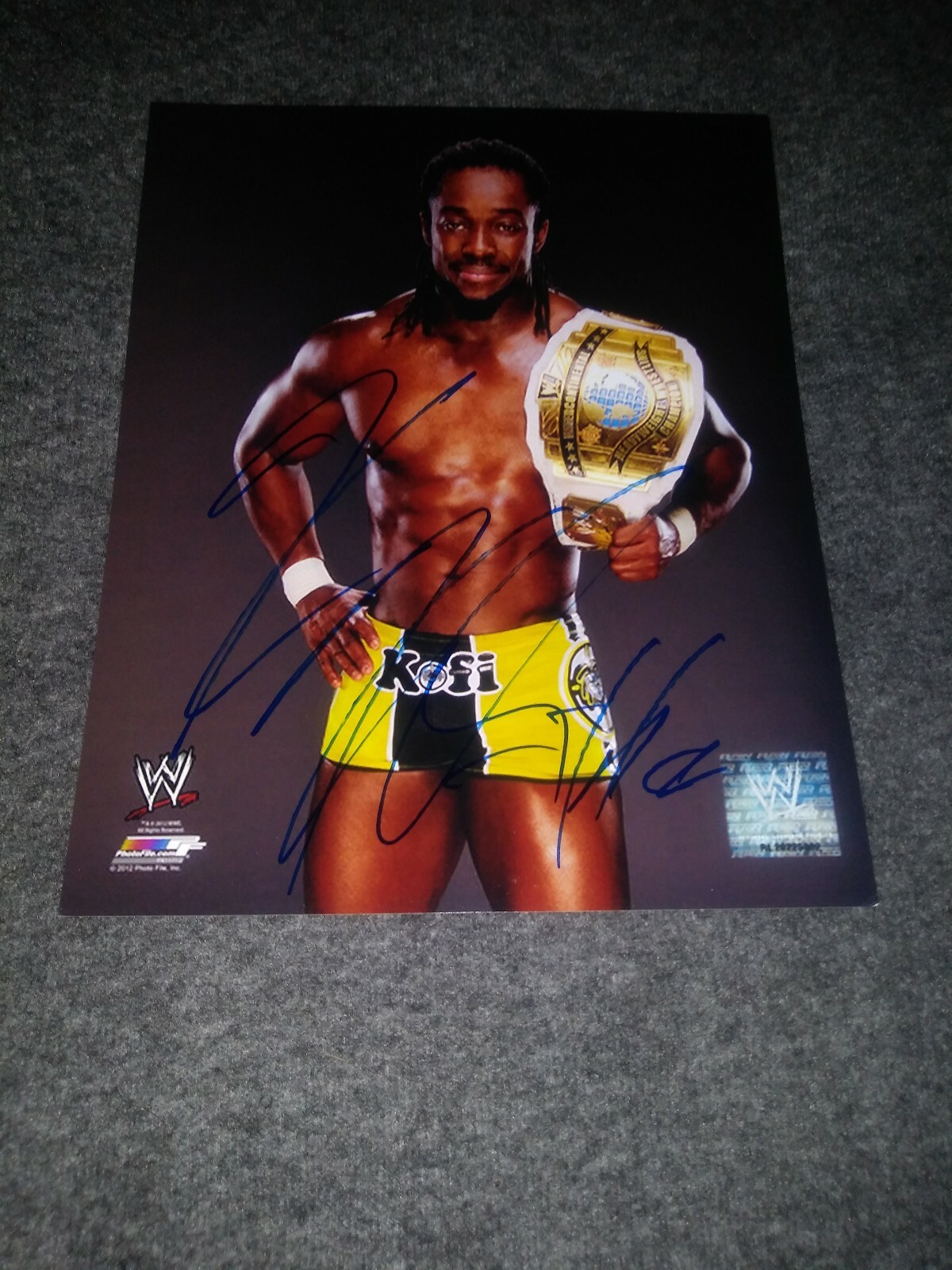 Kofi Kingston Signed 8x10 wwe New Day Rocks #pop | eBay