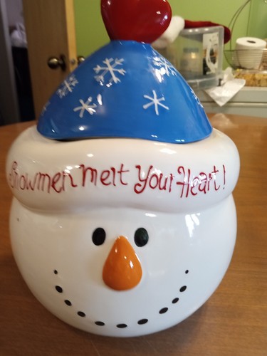 Hobby Lobby Brand Snowman Cookie Jar | eBay