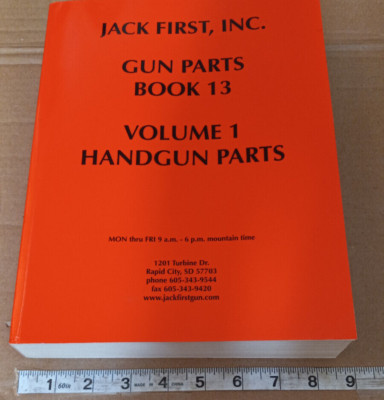 Jack First Inc. Gun Parts Book 13 Vol. 1 Handgun Parts - NOS | eBay