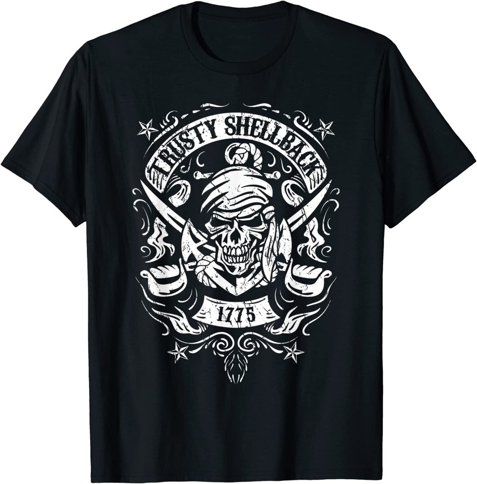 Min NEW LIMITED Trusty Shellback Skull and Swords Equator Crossing ...