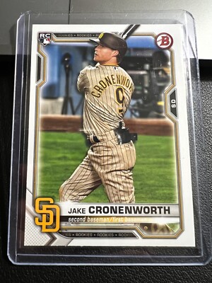2021 Bowman Jake Cronenworth Rookie Card RC San Diego Padres | eBay