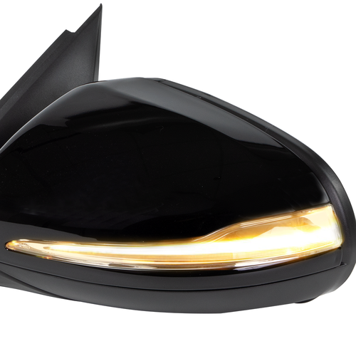 Black Left Side Mirror For Mercedes Benz W205 C class C180 C250 C300 ...
