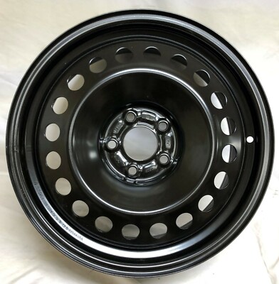 2017-2024 Jeep Compass 17" Steel Wheel 5 Lug | Black | Painted | Two ...
