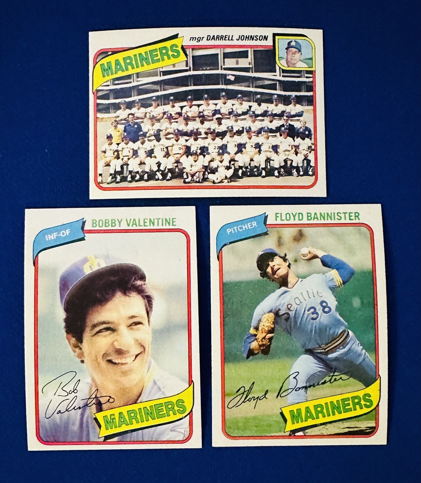 1980 TOPPS SEATTLE MARINERS TEAM SET NM-MT or BETTER BANNISTER/BOCHTE ...