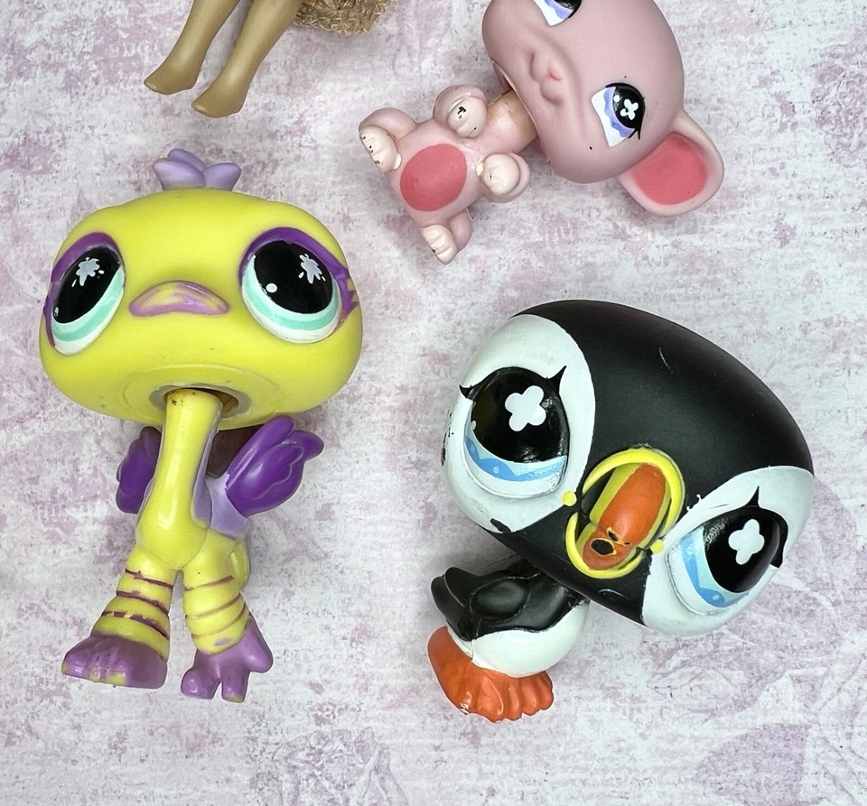 Auth Hasbro LPS Lot 10 Pets & Blythe Doll 1338 1339 742 485 651 643 Car ...