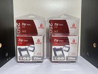 Vintage iomega 4-Pack ZIP 250MB Disks for PC / Mac - New - Sealed | eBay