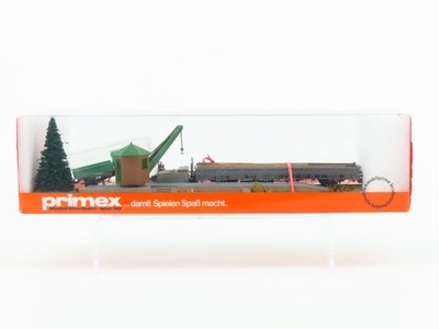 HO Scale Primex Marklin 4577 Flat Car, Log Loading Station, & Unimog ...