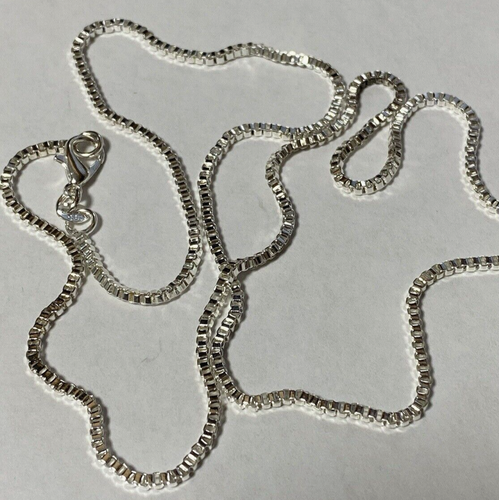 925 Silver Box LINK CHAIN- New with gift box | eBay