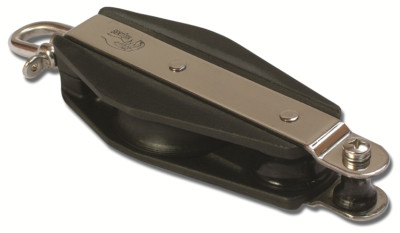 Sailboat Fiddle Block With Becket, Sheave 50 mm, Rope (Line) up to 14 ...