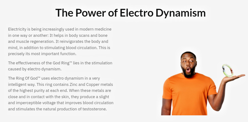 Anillo de Dios Ring of Power Mag-ZINGER ROP Blakoe Male Libido Stamina ...
