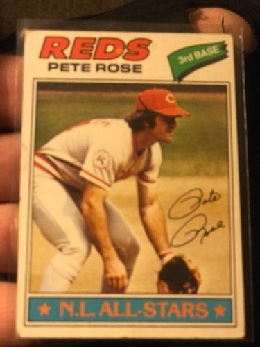1977 Topps #450 Pete Rose Cincinnati Reds Baseball Card Poor | eBay