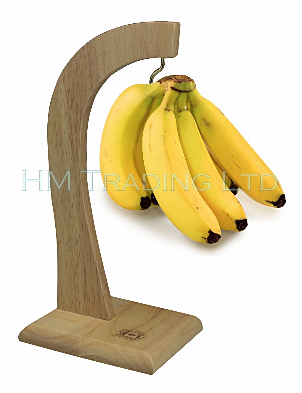 Banana Tree Holder Hanger Natural Wooden Grapes Fruit Stand Wooden ...