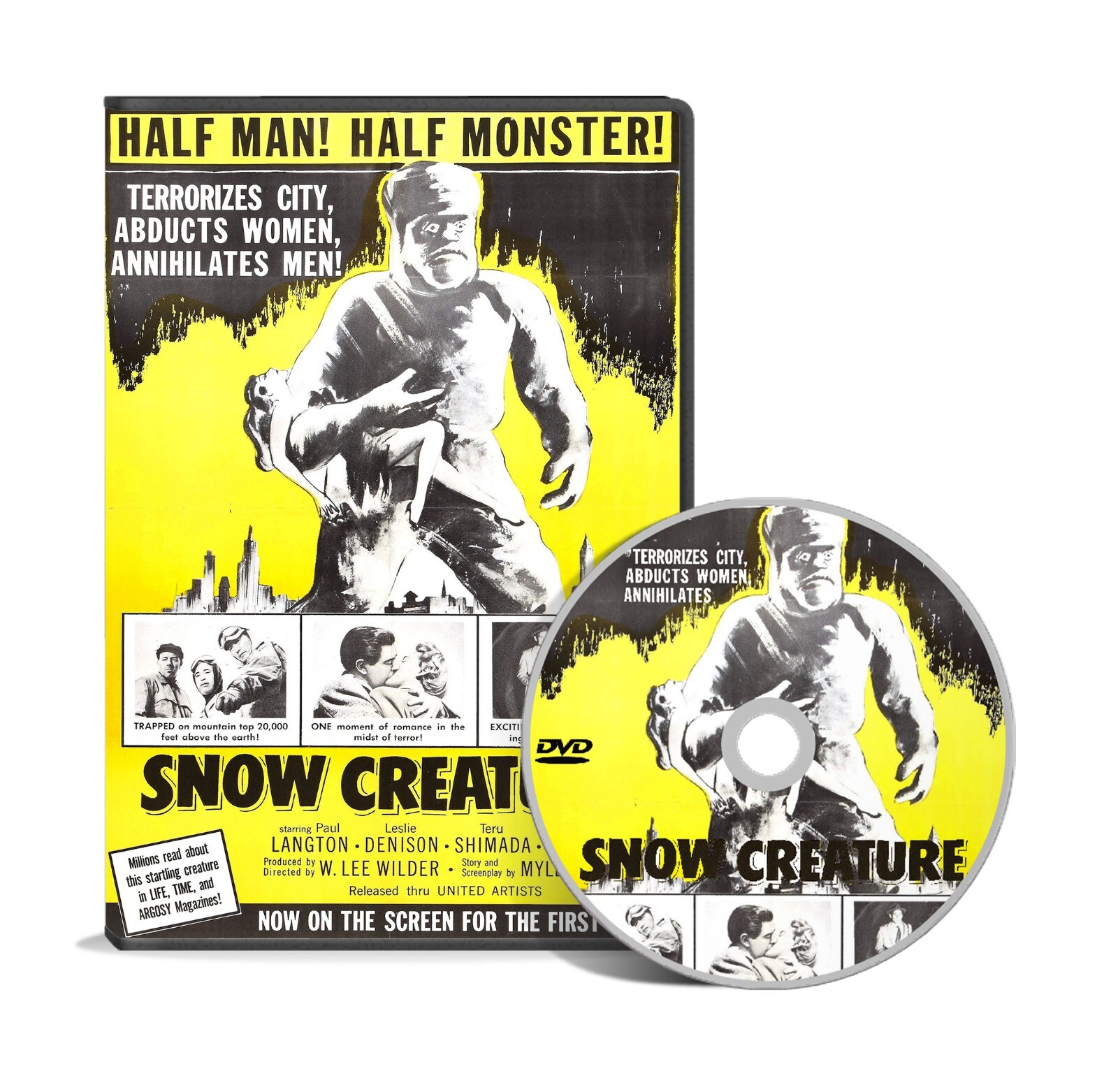 The Snow Creature (1954) Horror, Sci-Fi DVD | eBay