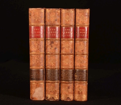 1842-56 4vol CAMDEN Society Metrical Romances Cartwright Guilforde John ...