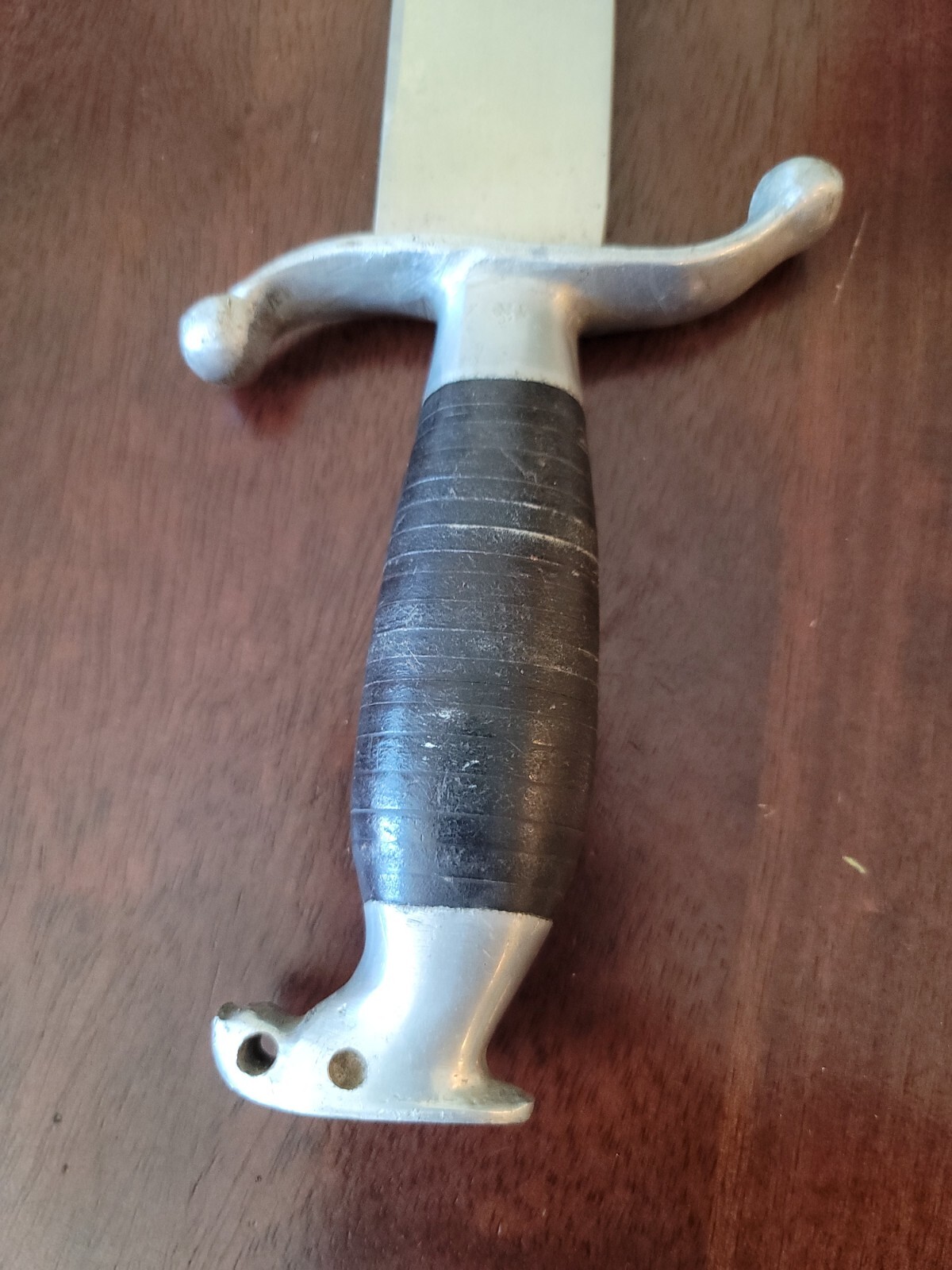 Rare Vintage Spanish Mexican Engraved Machete Leather Handle Sword ...