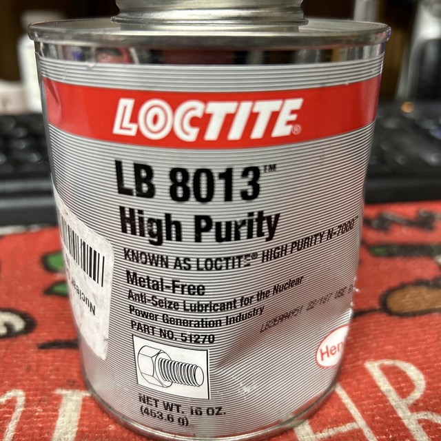 Loctite LB 8013 High Purity Metal Anti Seize Brush Nuclear Grade N7000 ...