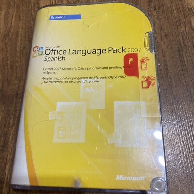Microsoft Office Language Pack 2007 Spanish For Windows(UNOPENED ...