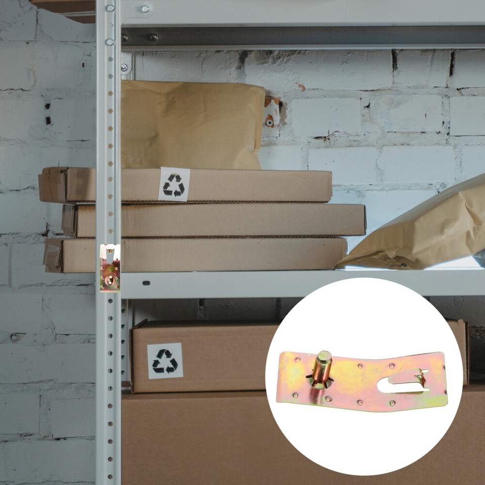 40 Pcs Warehouse Storage Pallet Racking Beam Clip Metal Safety Clip ...