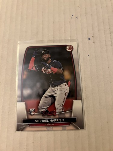 Michael Harris II #76 Rookie Rc Topps Baseball 2023 Bowman Atlanta ...