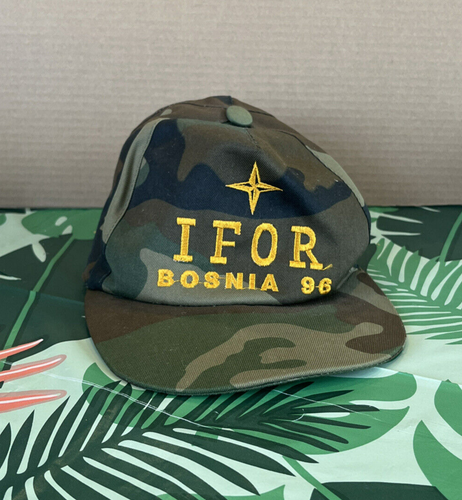 IFOR Camo Baseball Hat, Implementation Forces Bosnia US Army 1996 . | eBay