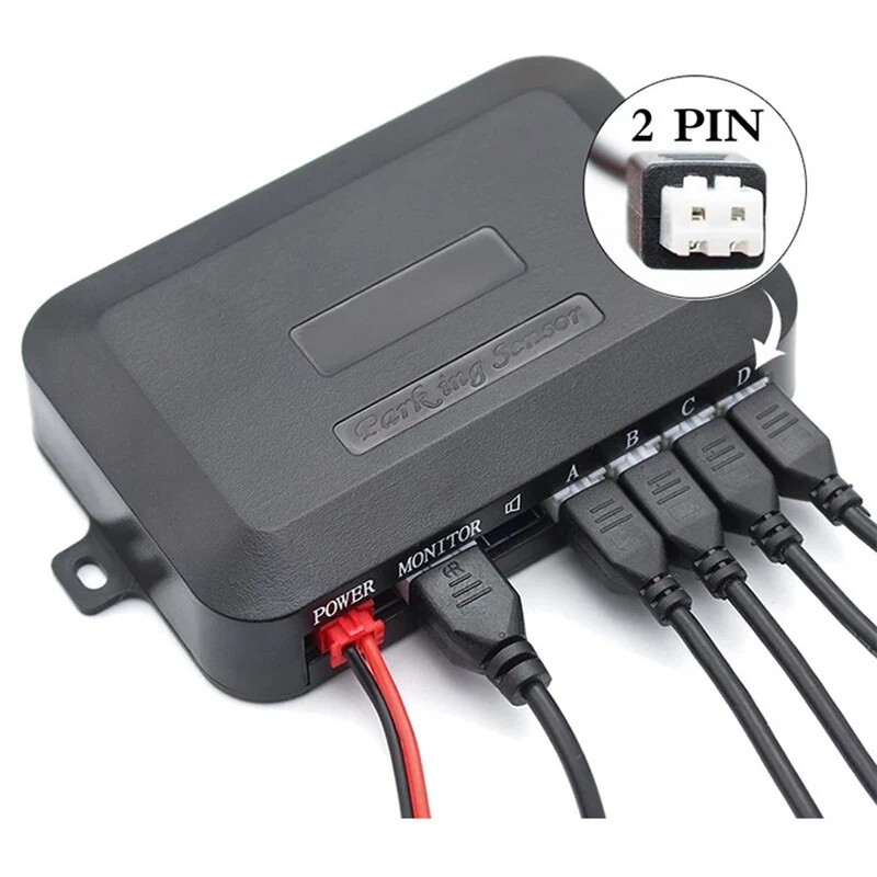 Parking Sensor Kit Car Display Beep Reverse Backup Radar Monitor System ...