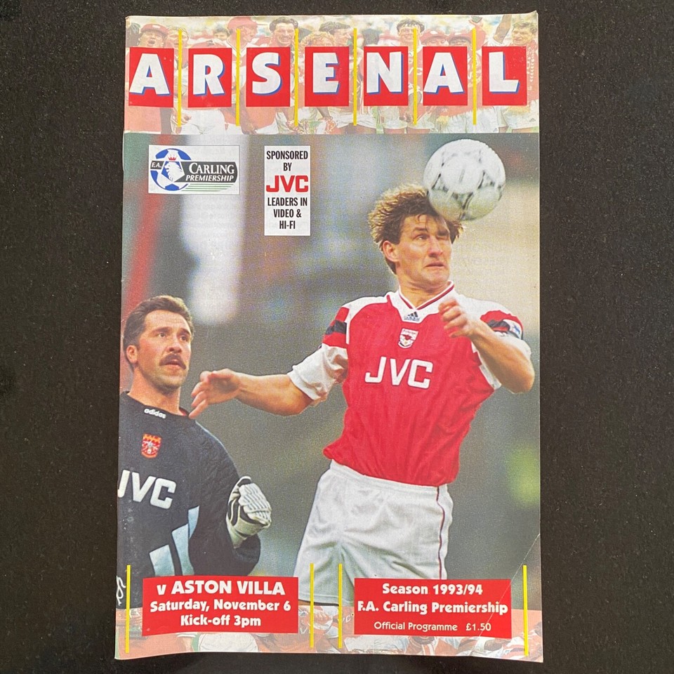 ARSENAL Football Programmes YOU CHOOSE 1993 96 97 98 99 2000 01 02 05 ...