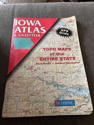 Iowa atlas & gazetteer 1998 | eBay